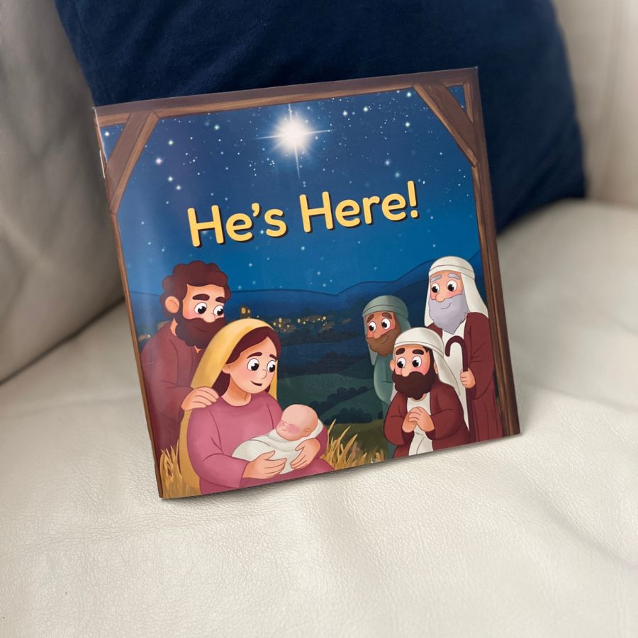 He's Here: A Christmas Book Helping Kids Meet Jesus – Christian Books ...